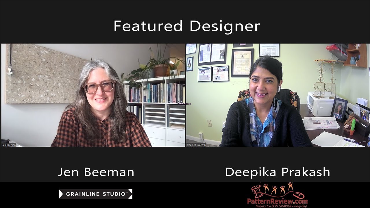 Chat with Jen Beeman of Grainline Studio Pattern Company - YouTube
