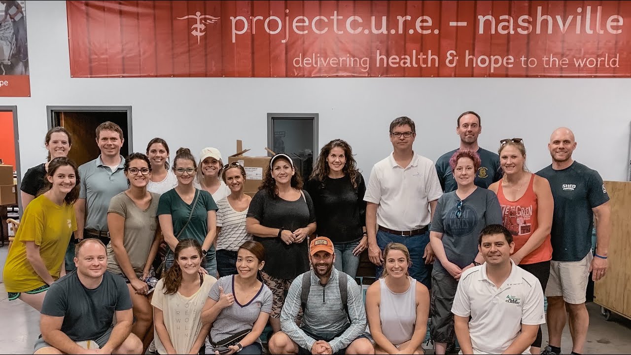 Shearwater Health Volunteers with Project C.U.R.E. in Nashville - YouTube