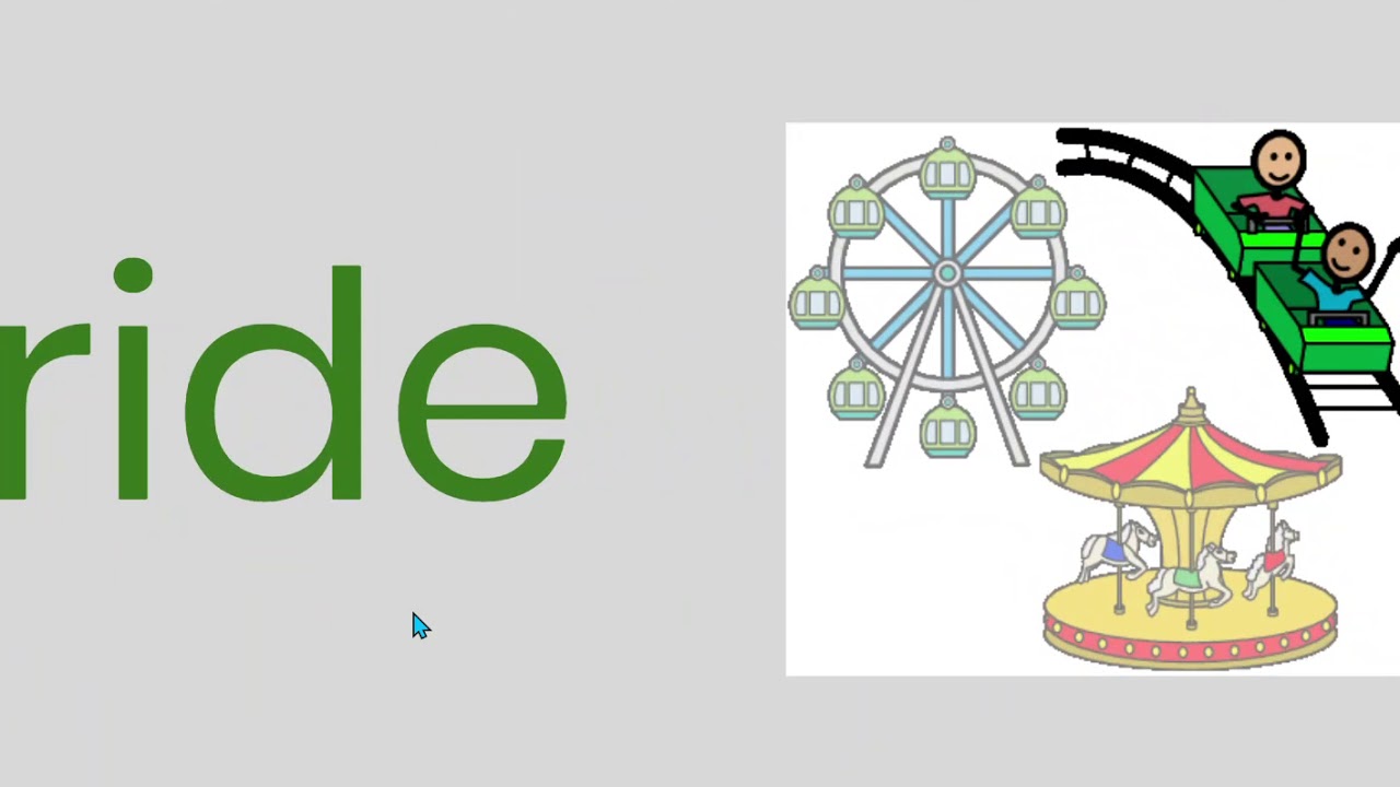 Amusement Park Vocabulary Words - YouTube