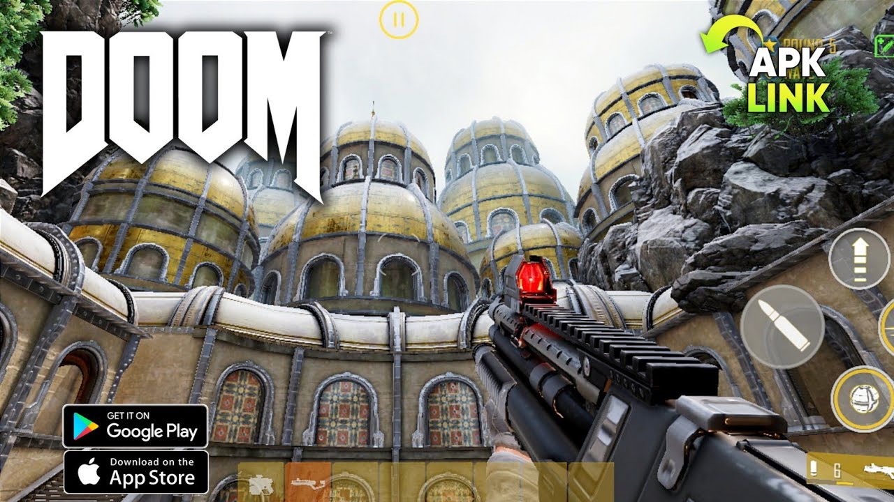 DOOM Mobile FPS Copy Android iOS Beta Gameplay | Rise of Demons ...