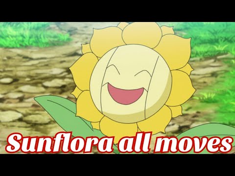 sunflora all attacks & moves (Pokemon)@TSCRChannel - YouTube
