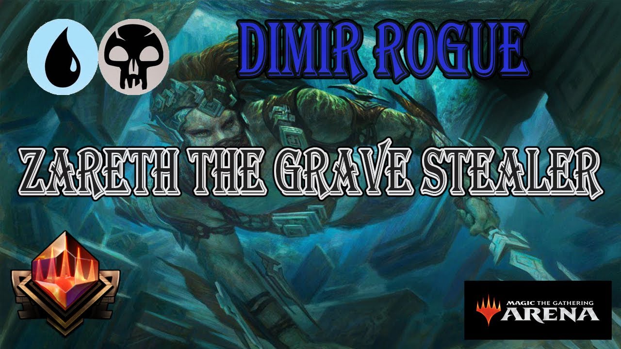 Mythic Rank w/ Dimir Rogue Zareth Standard BO3 - MTG Arena - YouTube