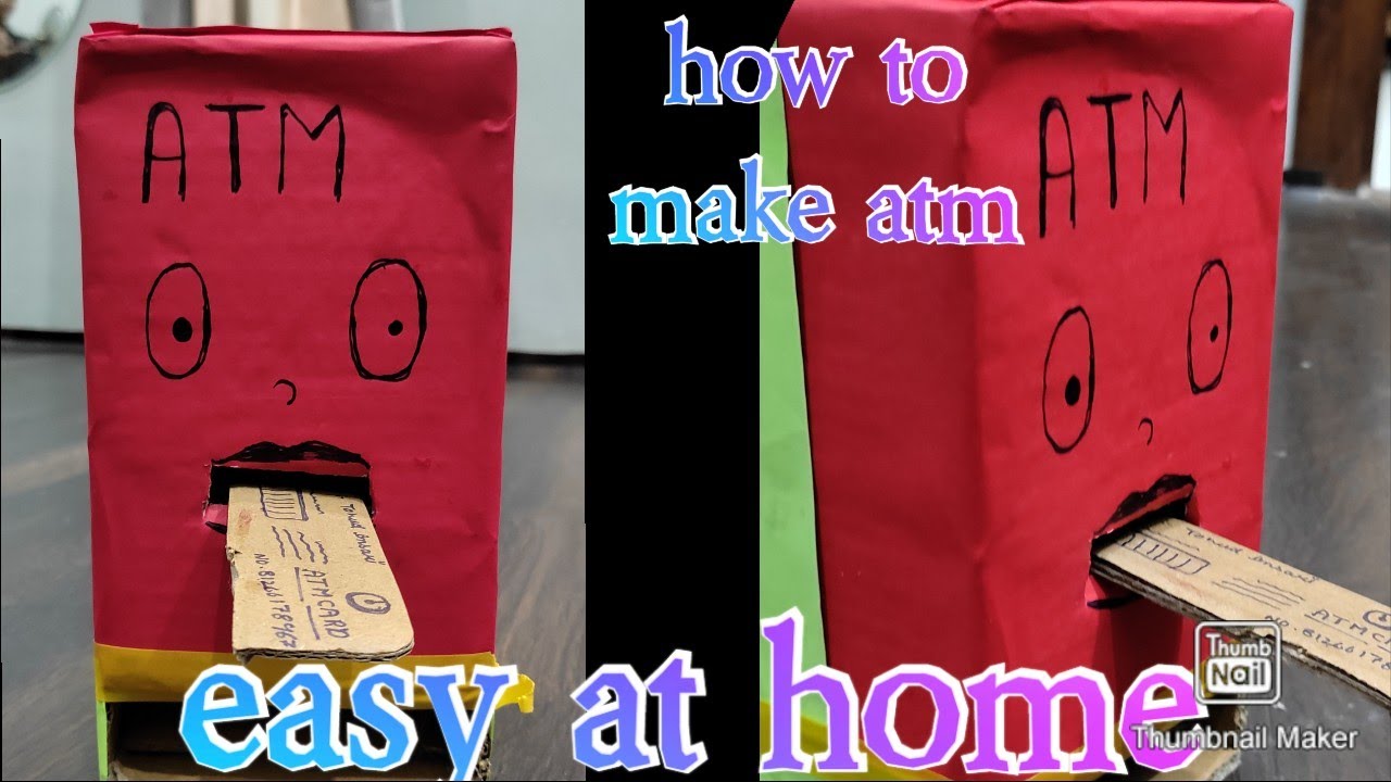 how to make atm easy at home #craft - YouTube