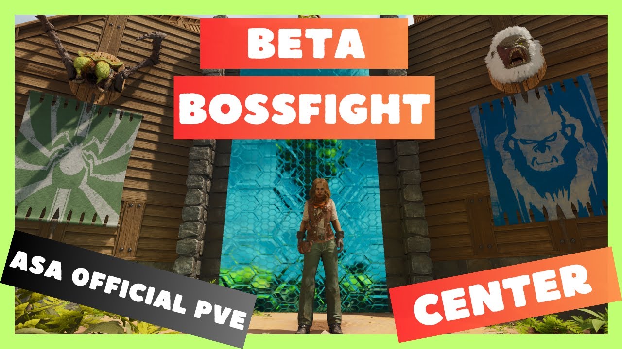 ASA Official PVE: Beta Bossfight (Center) Megapithecus Broodmother - YouTube