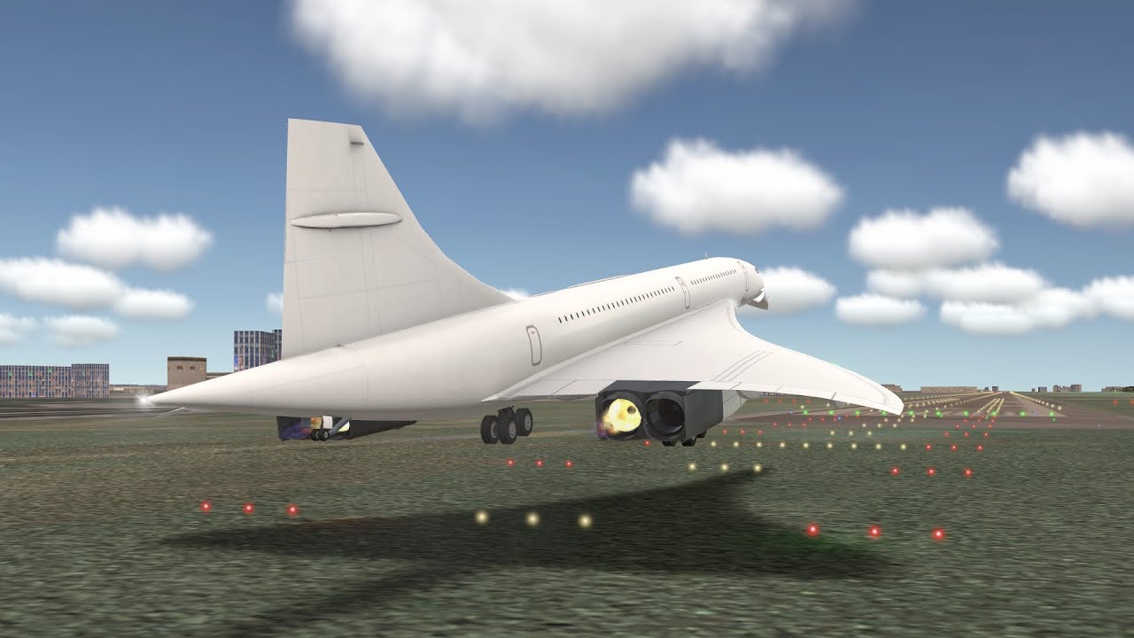 Concorde Landing with TWO ENGINE - YouTube