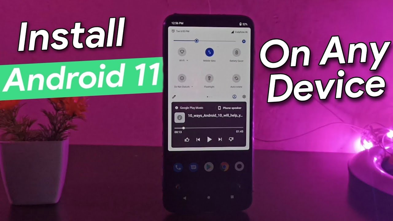 Install Android 11 On Any Android Device Without Root 🔥🔥🔥 Only In 3 ...