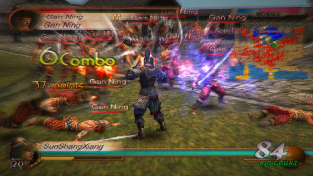 Dynasty Warriors 3 Gan Ning hell mode challenge - YouTube