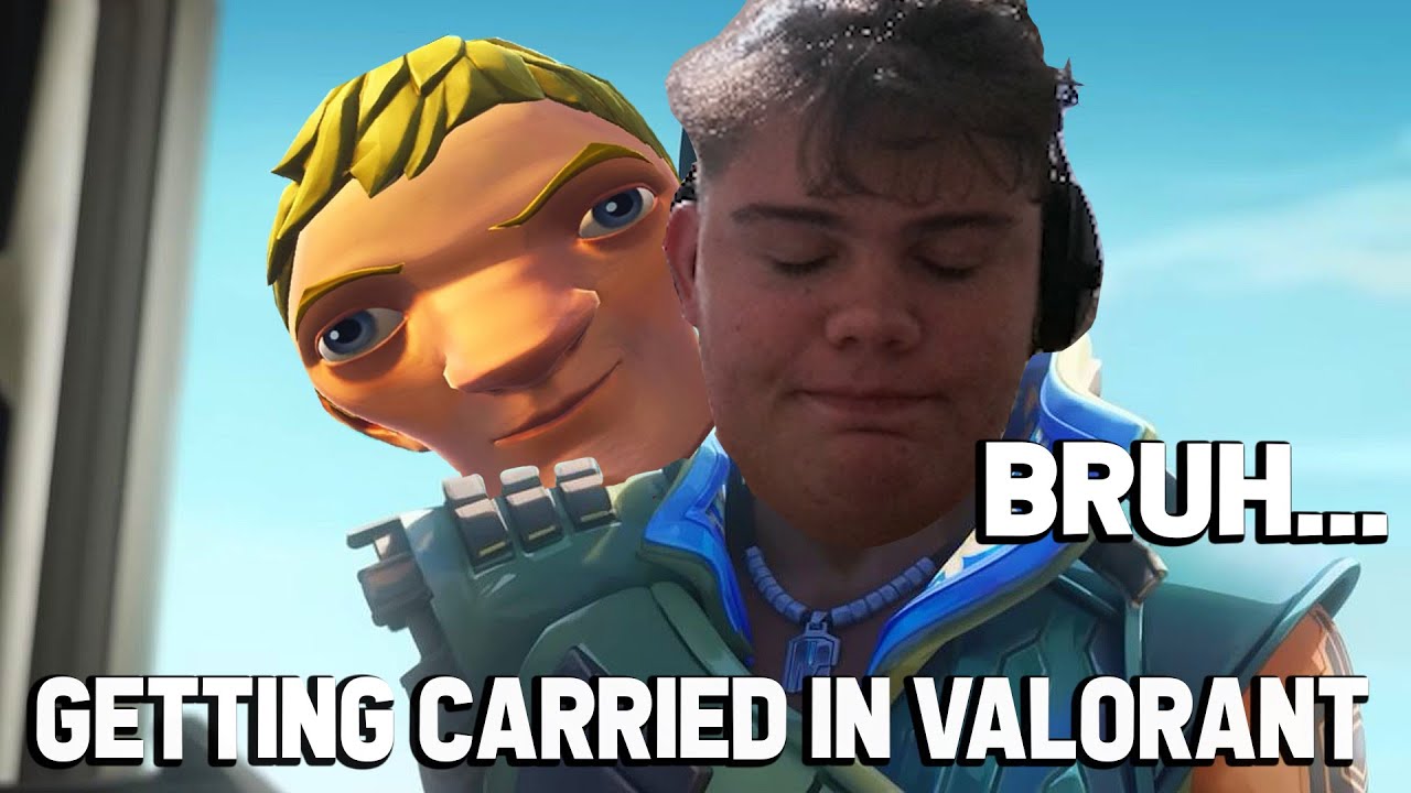 Getting carried in Valorant by a fornite kid... - YouTube
