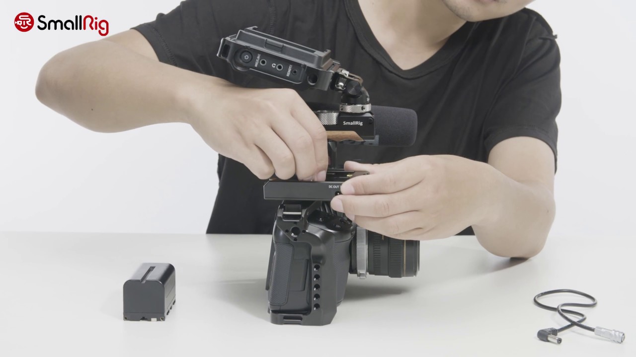 How to use the SmallRig NP F Battery Adapter Plate for BMPCC 4K/ 6K ...