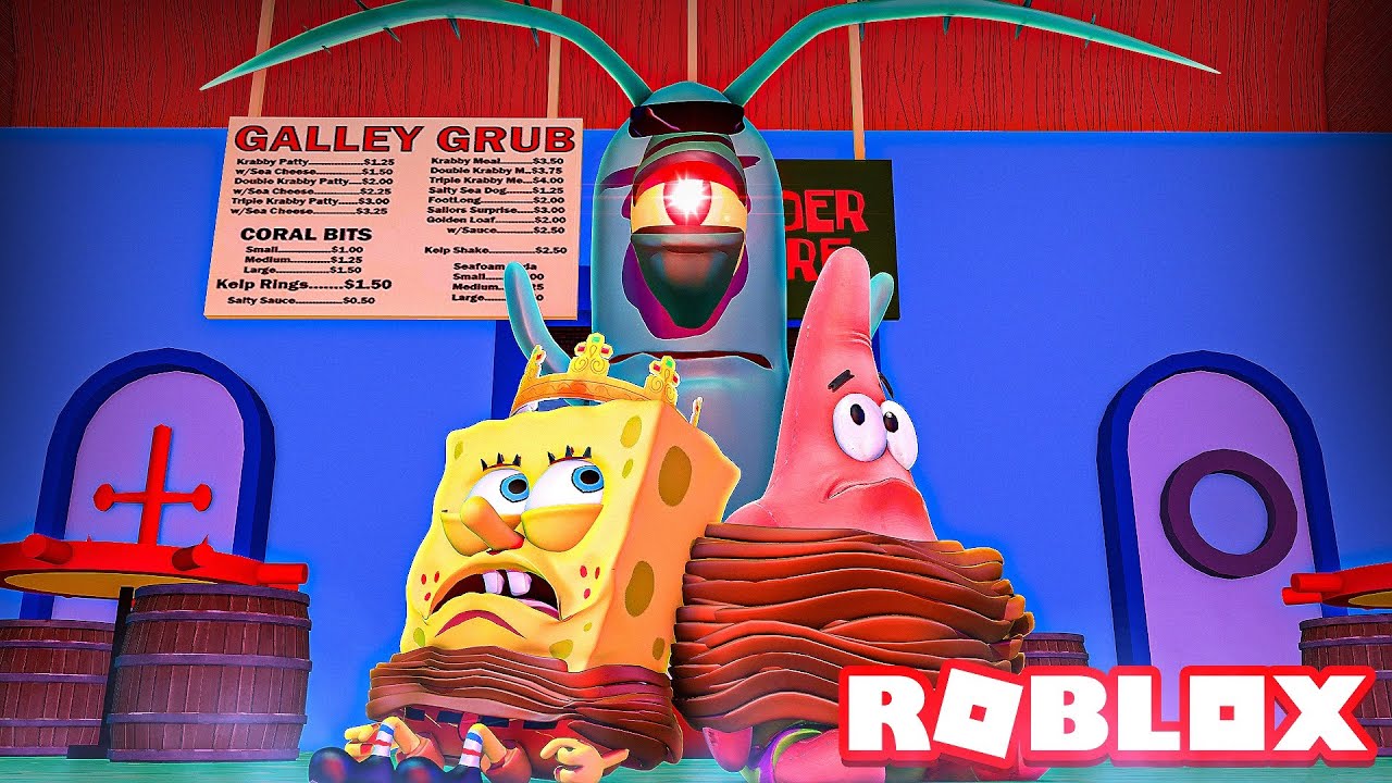 EVIL PLANKTON CAPTURES SPONGEBOB AND PATRICK IN ROBLOX - YouTube