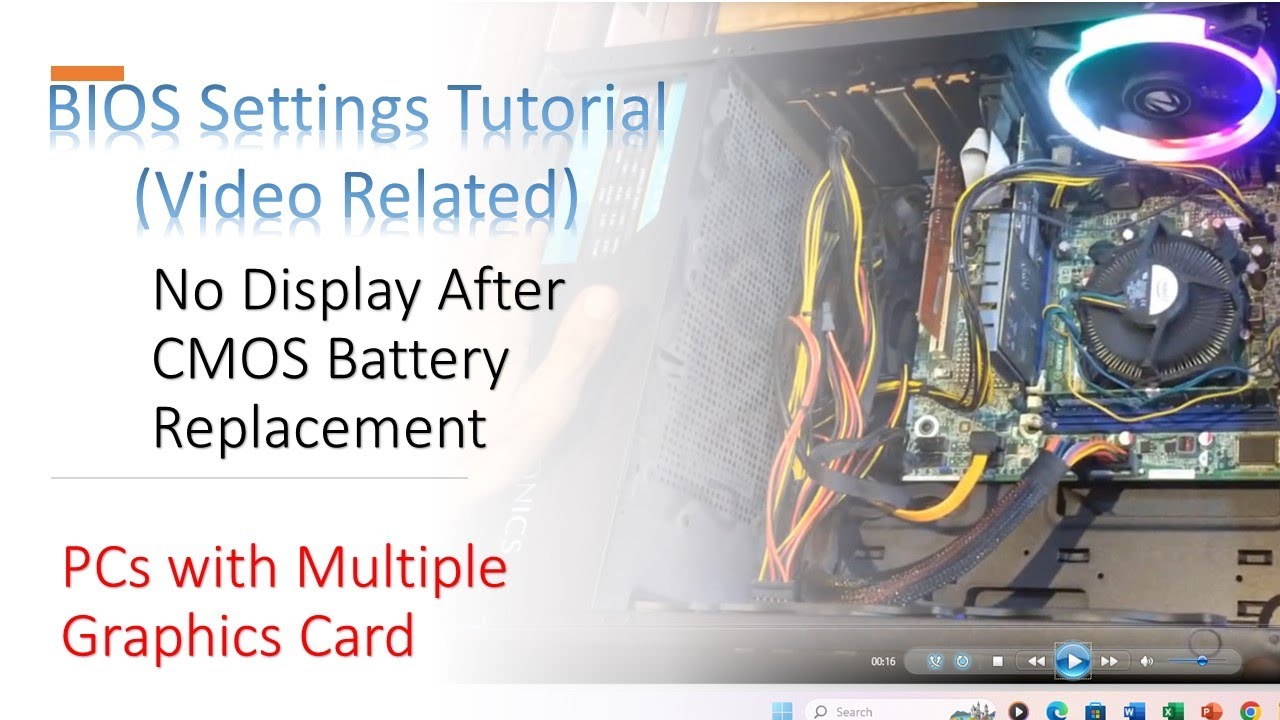 Troubleshooting Display Issues after Changing CMOS Battery | Fixing ...