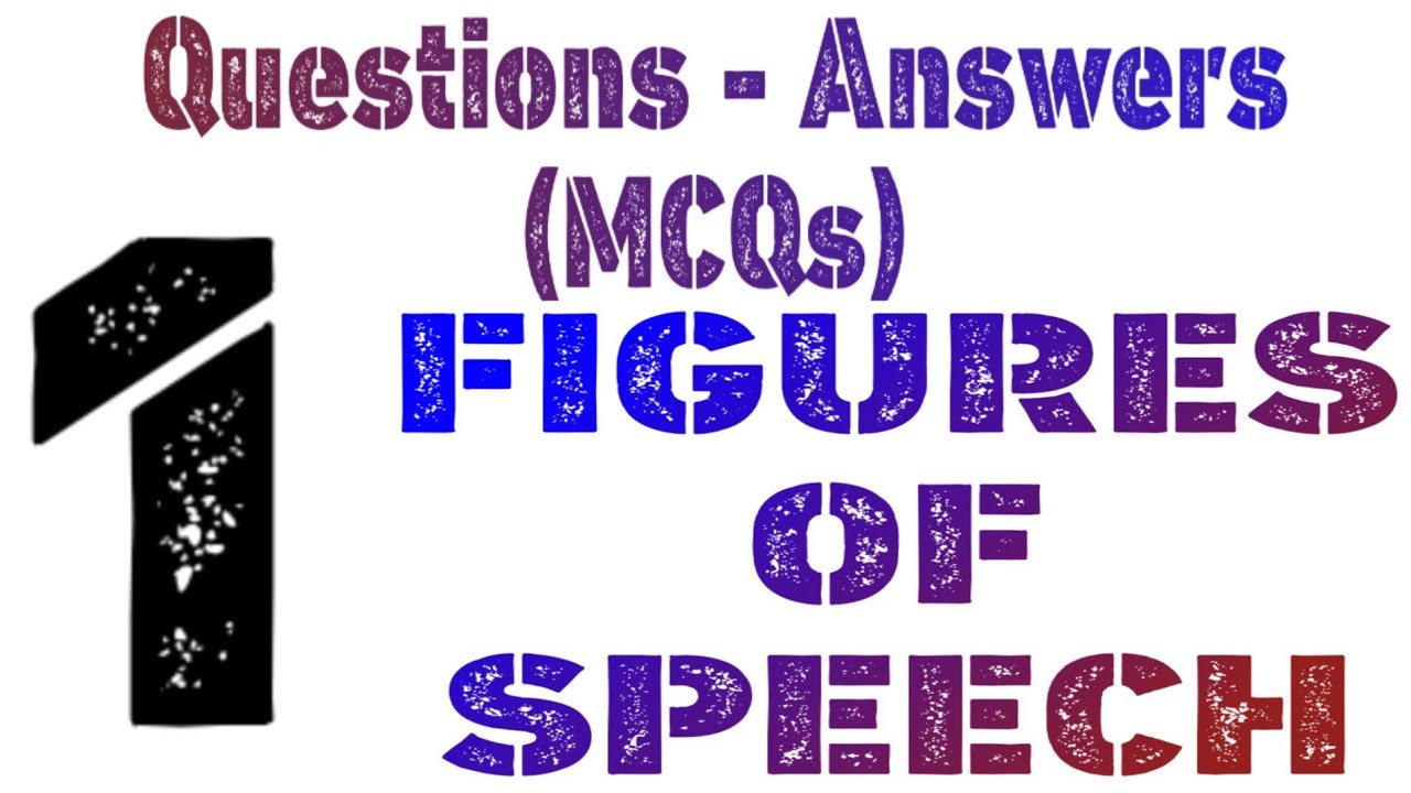 #01 MCQs | FIGURES OF SPEECH - YouTube