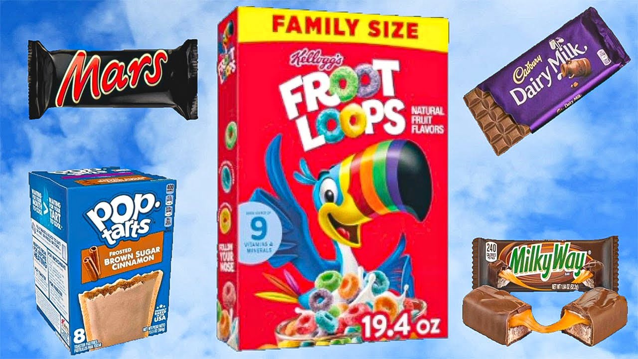 FIND the SNACKS *How to get ALL 5 NEW Snacks* FROOT LOOPS CADBURY DAIRY ...