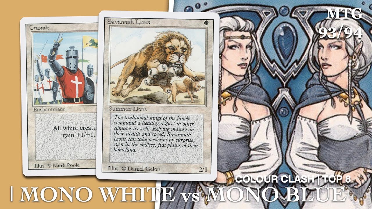 Mono White vs Mono Blue, Ep3. Colour Clash, Old School Magic the ...