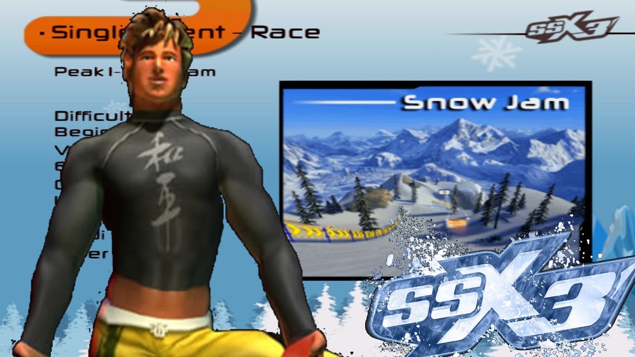 SSX 3 - Cheat Characters ~ Brodi - YouTube