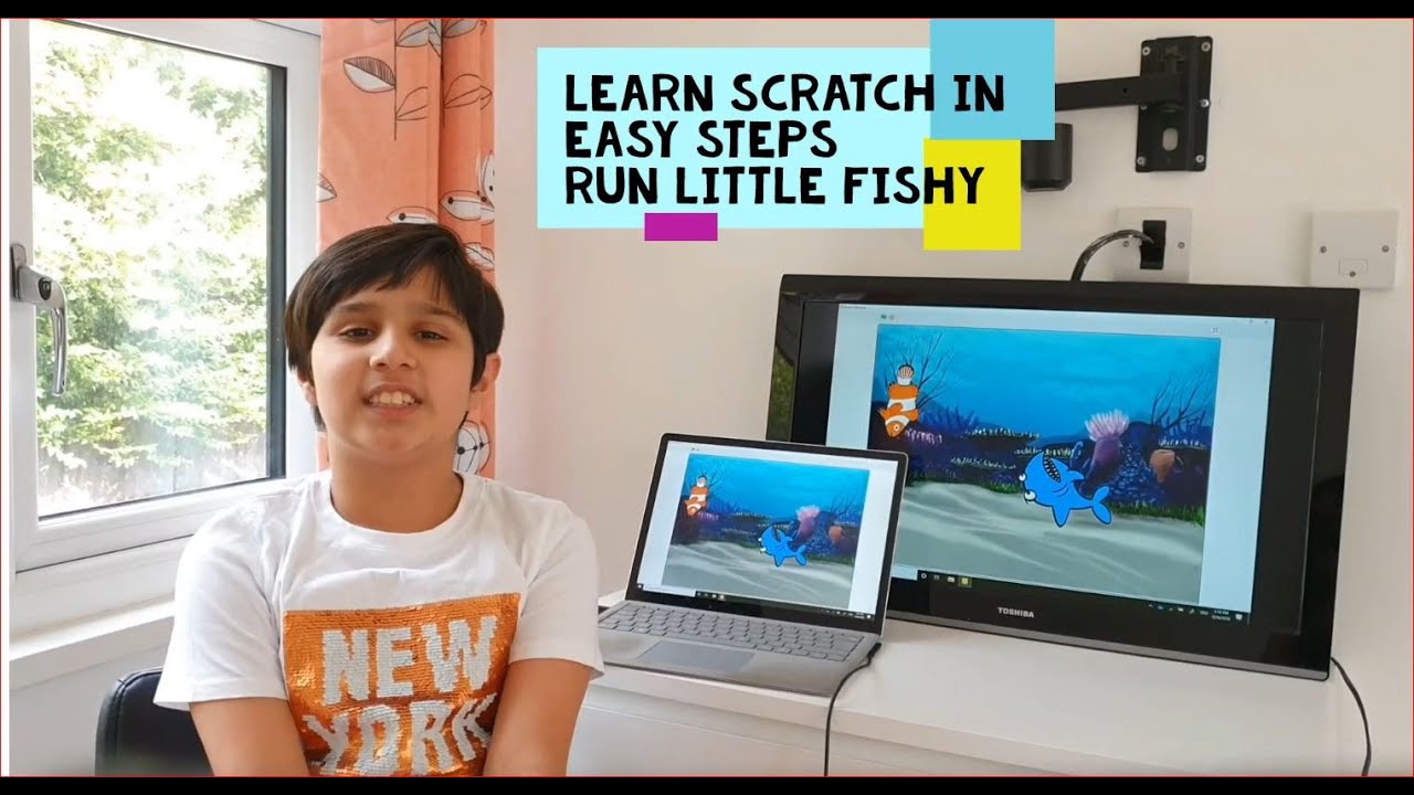 Scratch Run Little Fish - YouTube