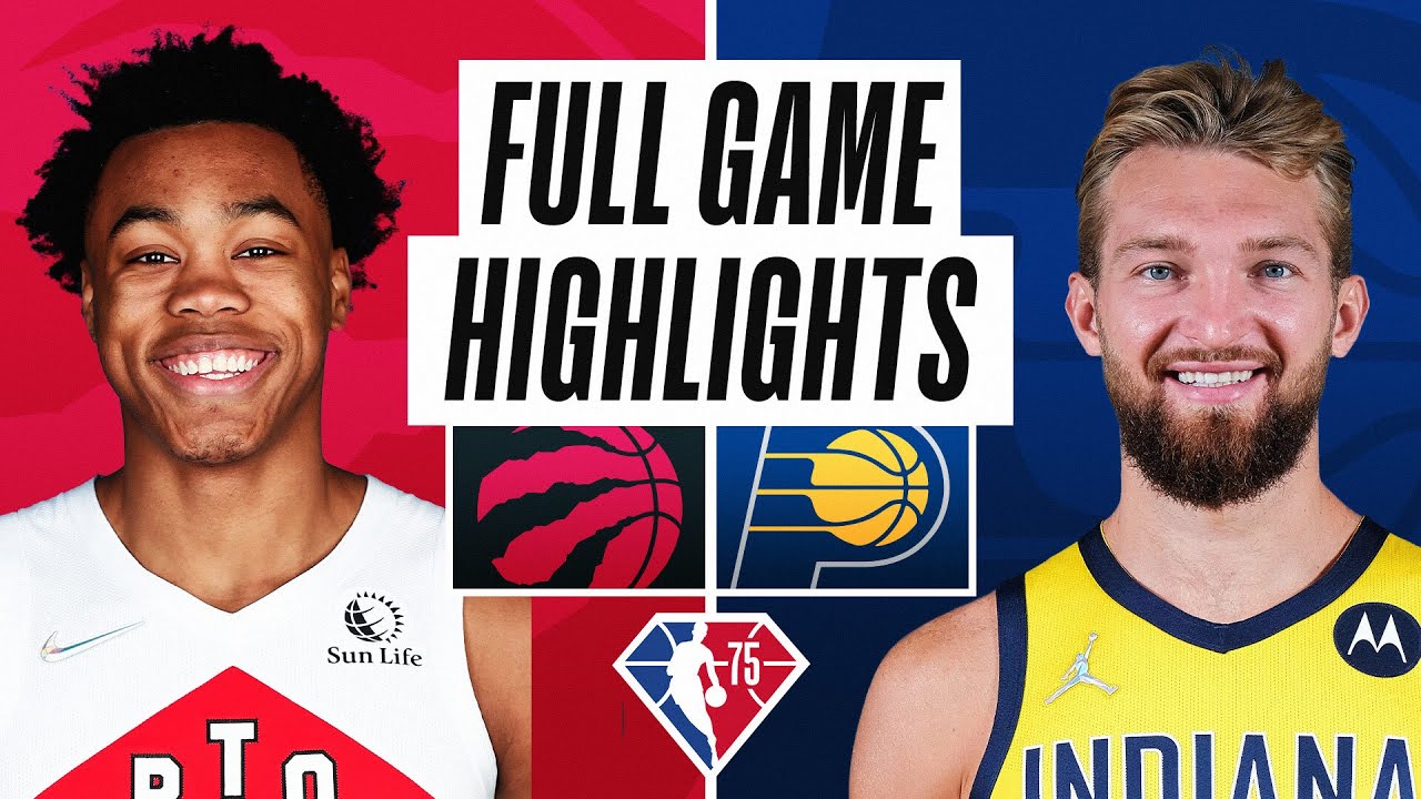 RAPTORS at PACERS | FULL GAME HIGHLIGHTS | October 30, 2021 - YouTube