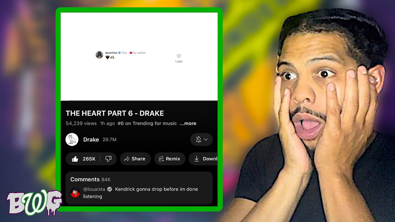 CRODIE QUITTING! Drake KILLS THE ALLEGATIONS On The Heart Part 6 then ...