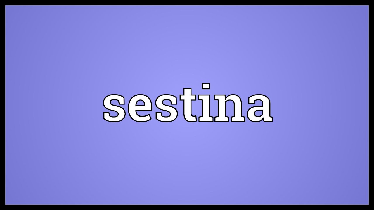 Making a Sestina by Bill Schott