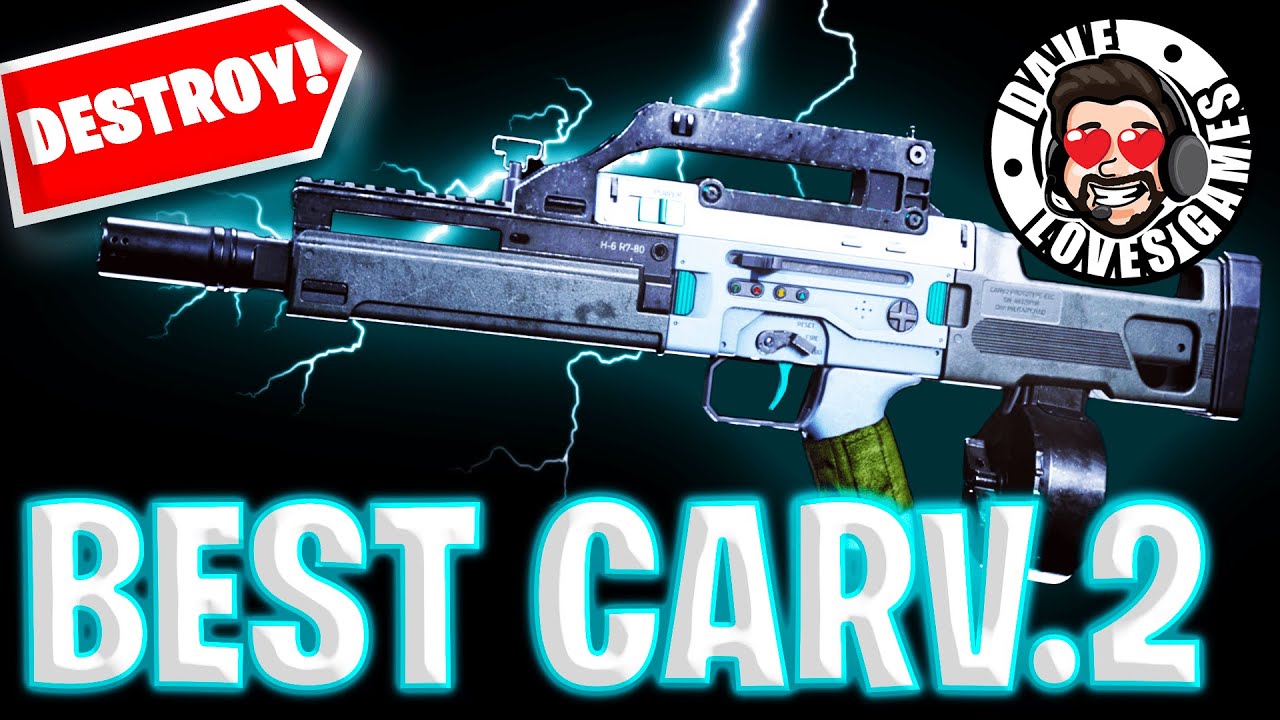 How To Make The "CARV" DESTROY - Best CARV2 Class (Cold War Warzone ...