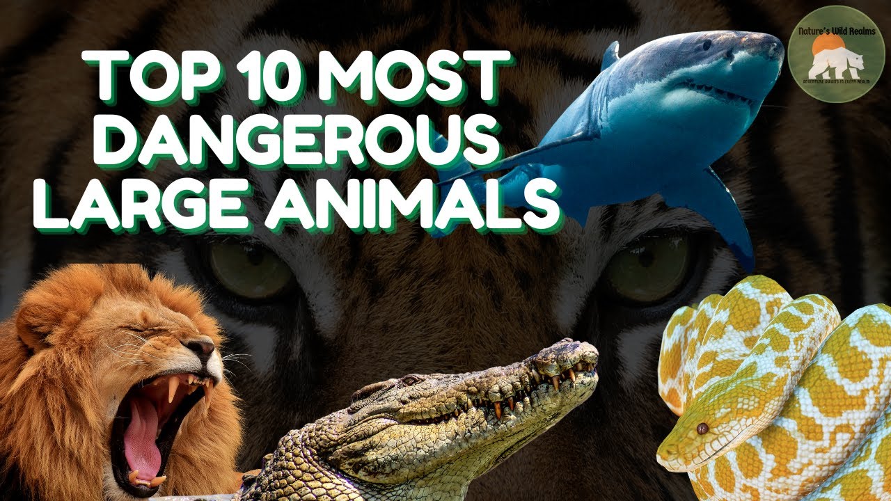 The Top 10 Most Dangerous Large Animals - YouTube