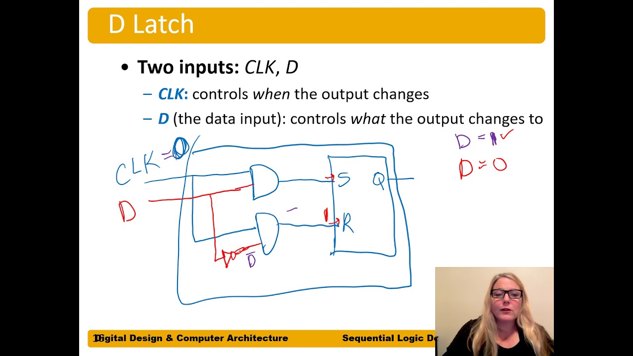 DDCA Ch3 - Part 4: D Latch - YouTube