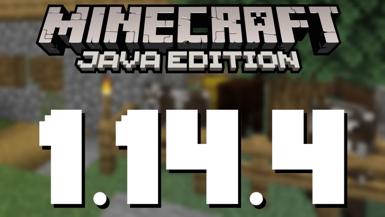 Minecraft News – 1.14.4 Released! - YouTube