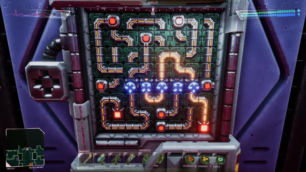 System Shock first elevator puzzle - YouTube
