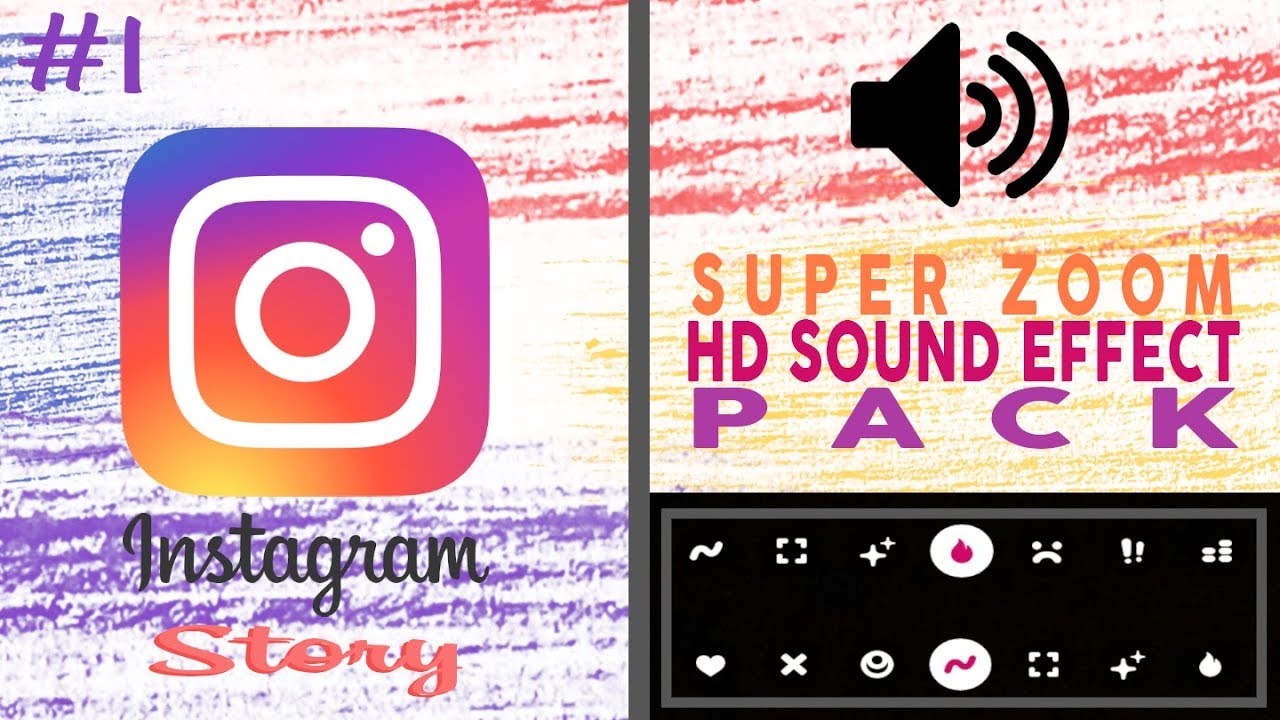 INSTAGRAM STORY SUPERZOOM HD Sound Effect Pack #1 - YouTube