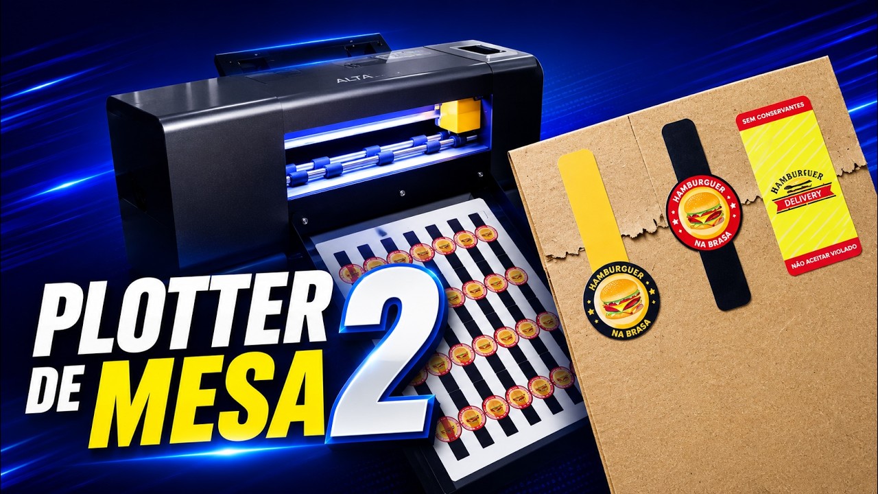 Plotter de recorte de Mesa - BannerCut A3 Light - Video 2 - YouTube
