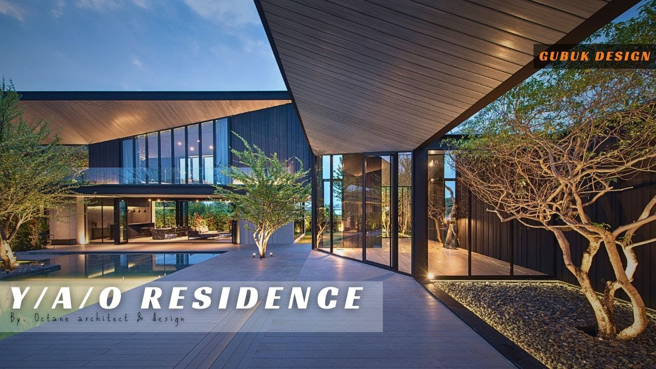 Modern House Design with Privacy that Integrates with the Surrounding ...