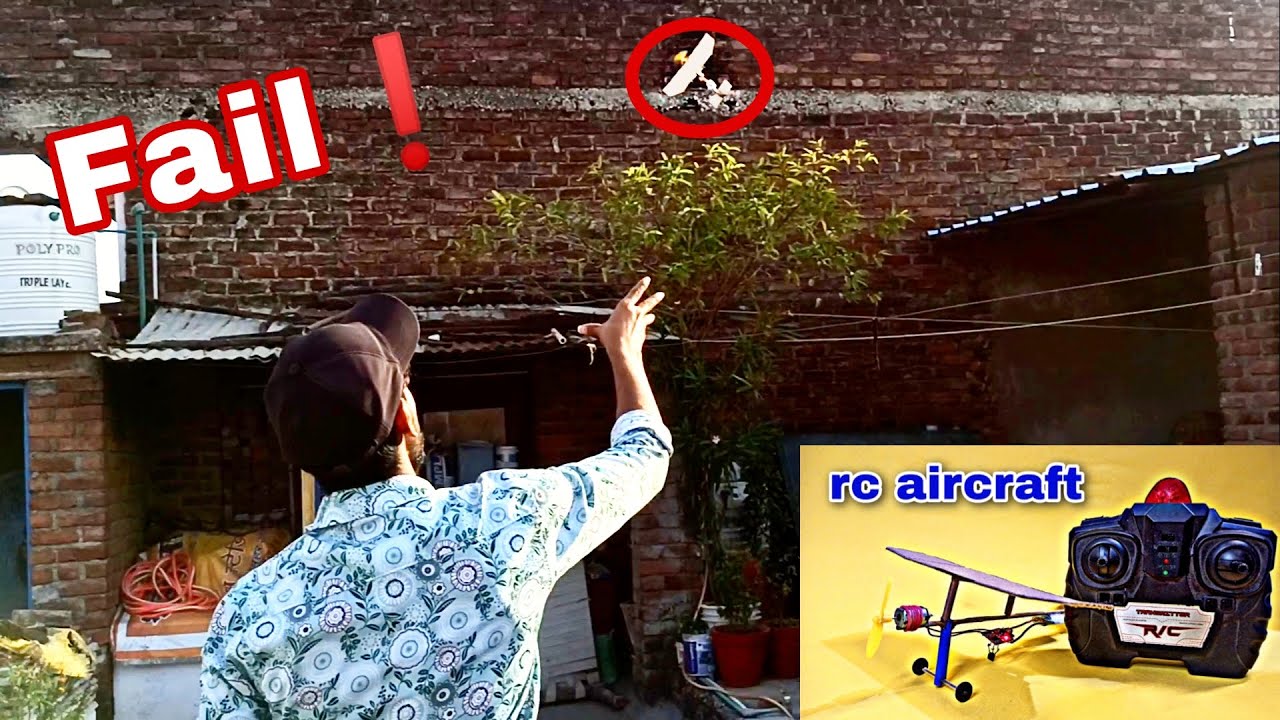 Crash my diy plane 🙏 - YouTube
