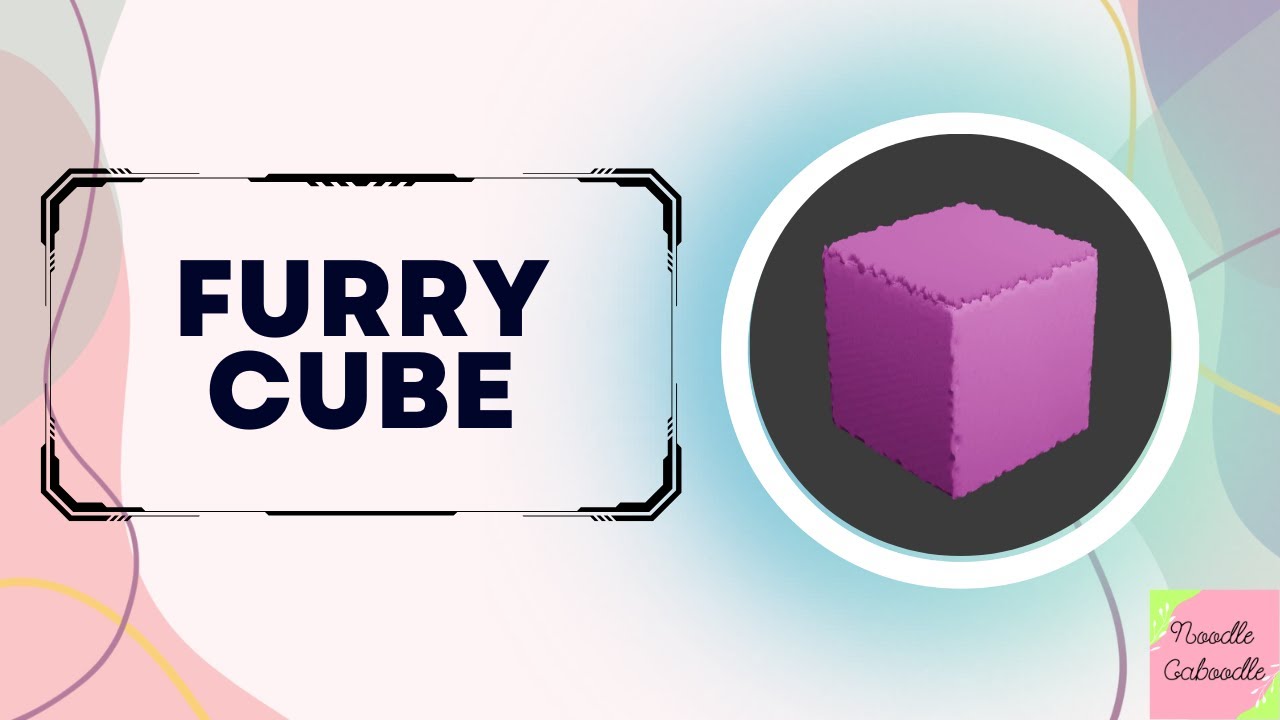 Furry Cube #animation #3danimation #blender #3dblender # ...