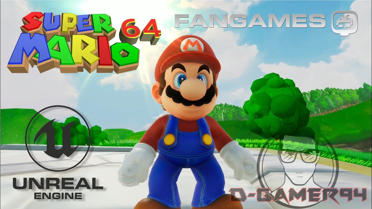 Super Mario 64 - UNREAL ENGINE 4.0 - DEMO #1 - YouTube