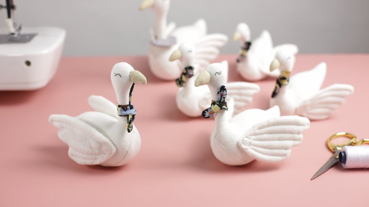 How to Make Swan Doll - YouTube