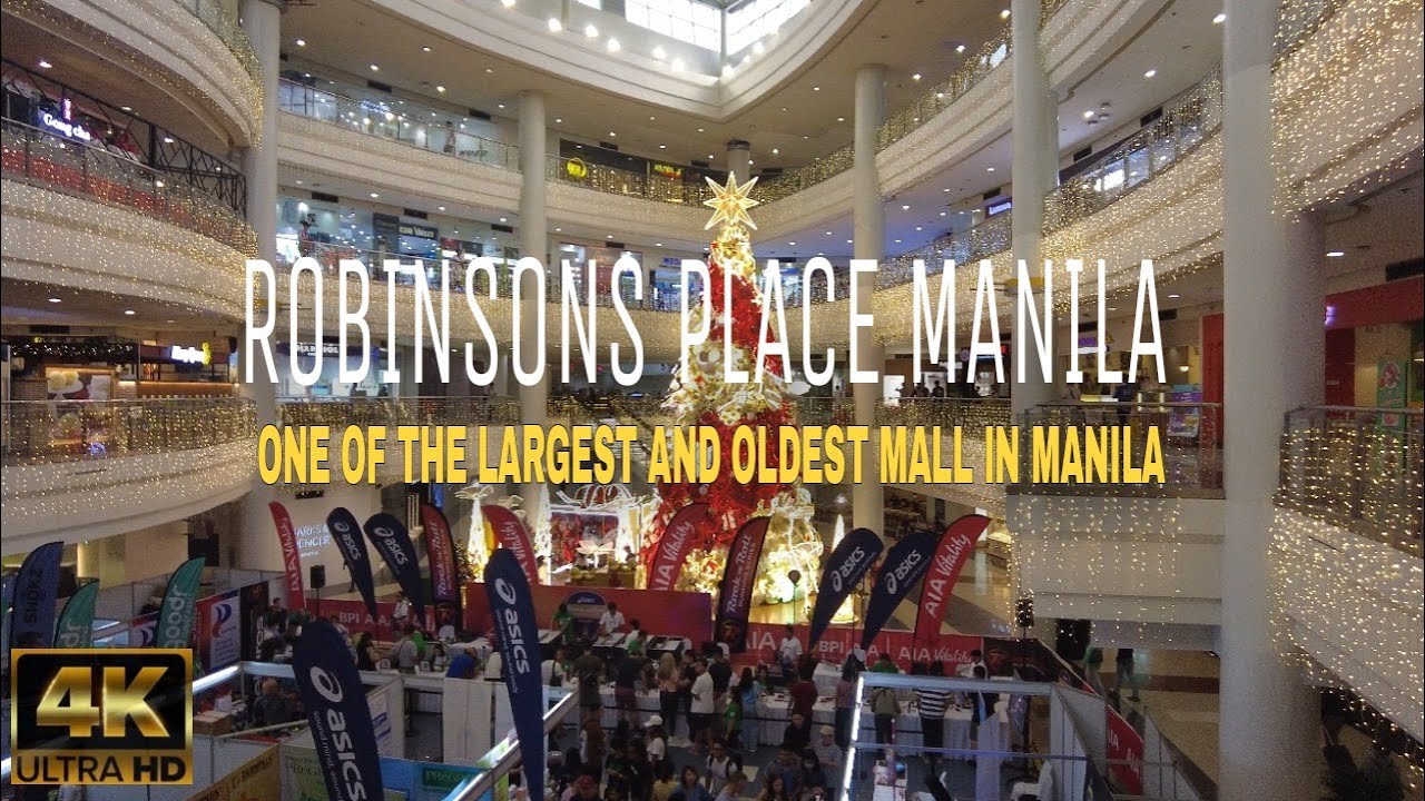 Robinsons Place Manila Walk Tour 2023 | One of the Oldest and Largest ...
