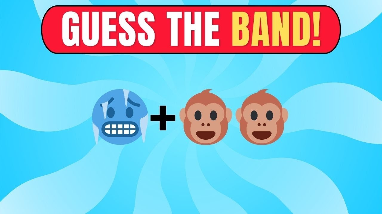 Can You Guess The Band by Emoji? Band Name Emoji Quiz - YouTube