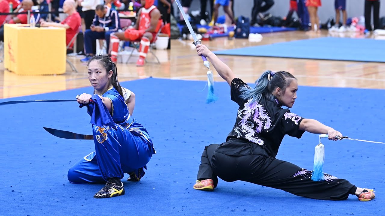 双刀双剑 Female Double Weapon - Swords - 4th Pan American Kung Fu ...