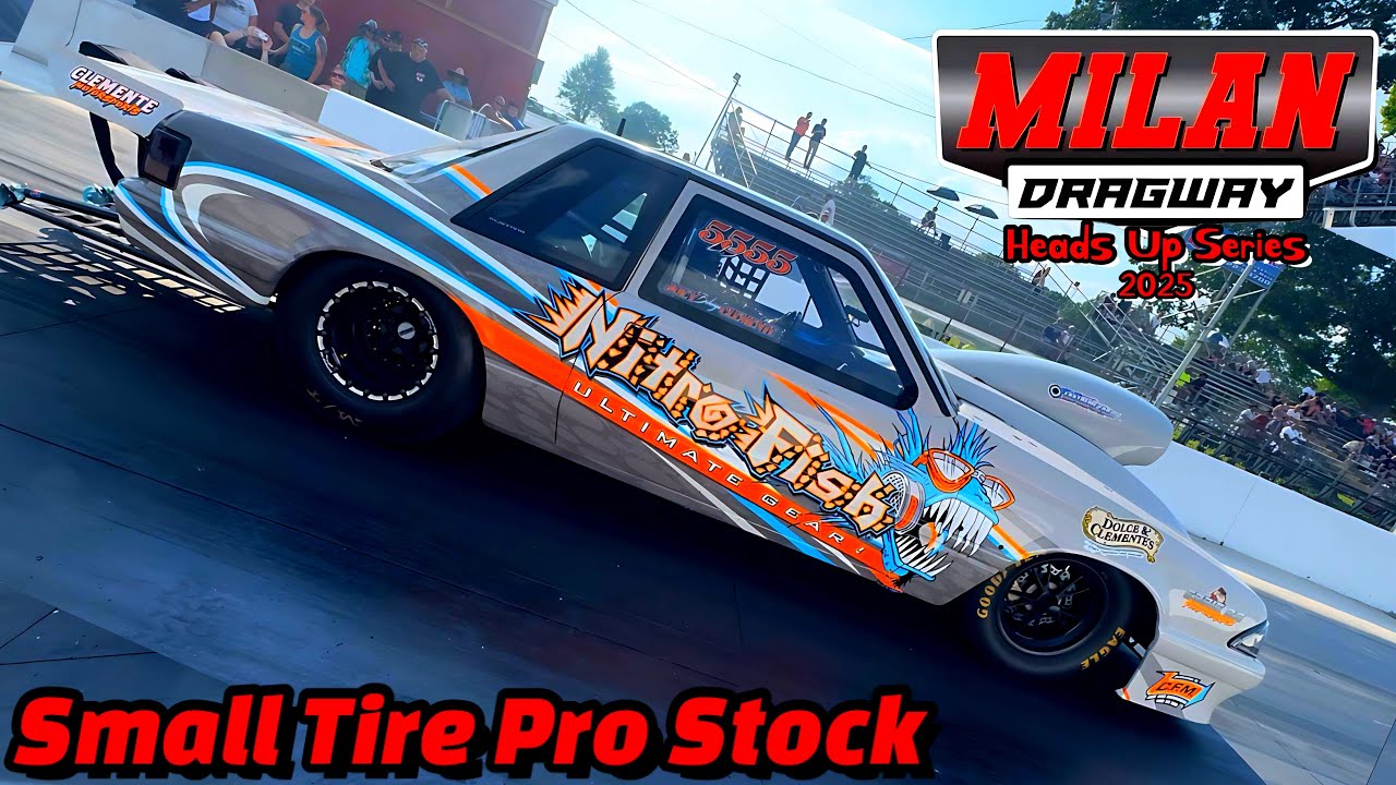 Small Tire Pro Stock - MD Heads Up Series - Milan Dragway - YouTube