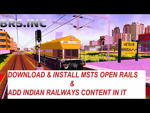 HOW TO DOWNLOAD MICROSOFT TRAIN SIMULATOR INDIAN RAILWAY|INSTANT USE ...