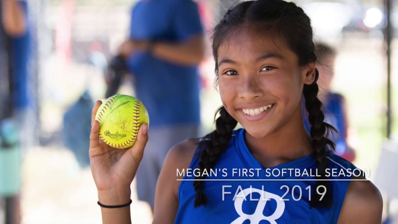 2019 Megan's First Softball Season - YouTube
