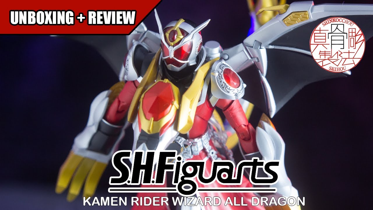 HARGA MELEJIT : REVIEW SHF KAMEN RIDER WIZARD FLAME DRAGON SHINKOCCHOU ...