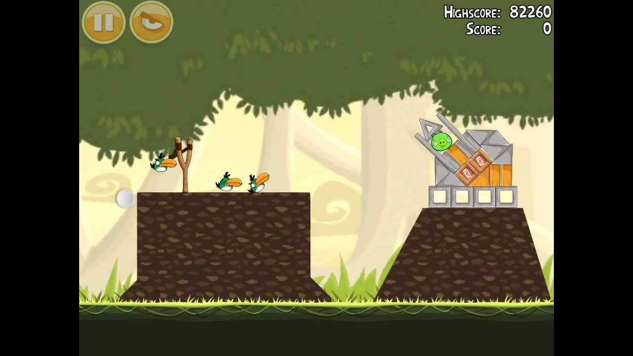 Angry Birds Danger Above 6-6 Walkthrough 3 Star - YouTube