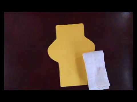 How to make reusable "Homemade sanitary pads"! Easy method (Menstrual ...