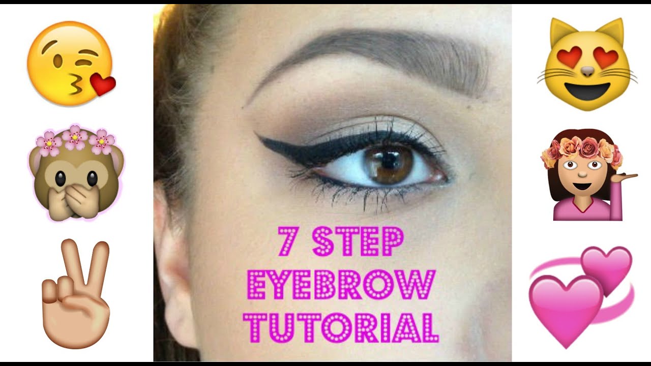 7 Step Eyebrow Tutorial | BeautyLifeByRosie - YouTube