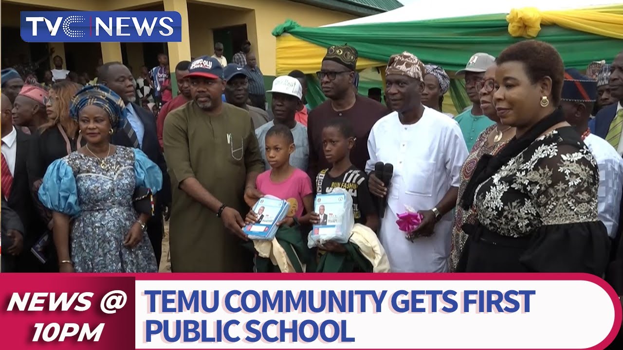 Federal Lawmaker Gives Temu Community It's First Public School - YouTube