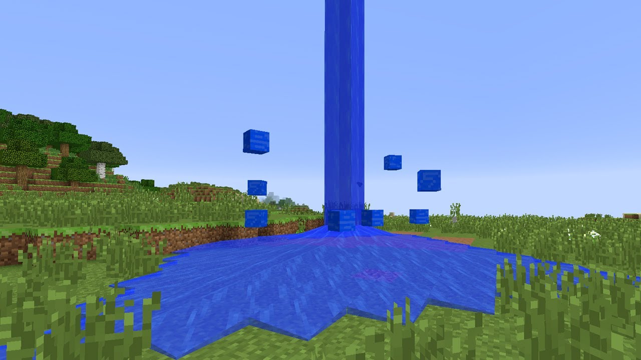 GOTAS DE AGUA | Decoración Minecraft - YouTube