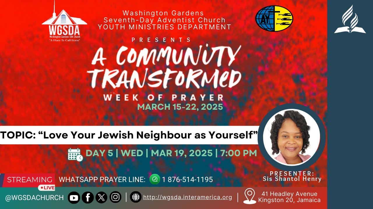 Day 5 | "Love Your Jewish Neighbour As Yourself" | YWOP || Sis Shantol ...