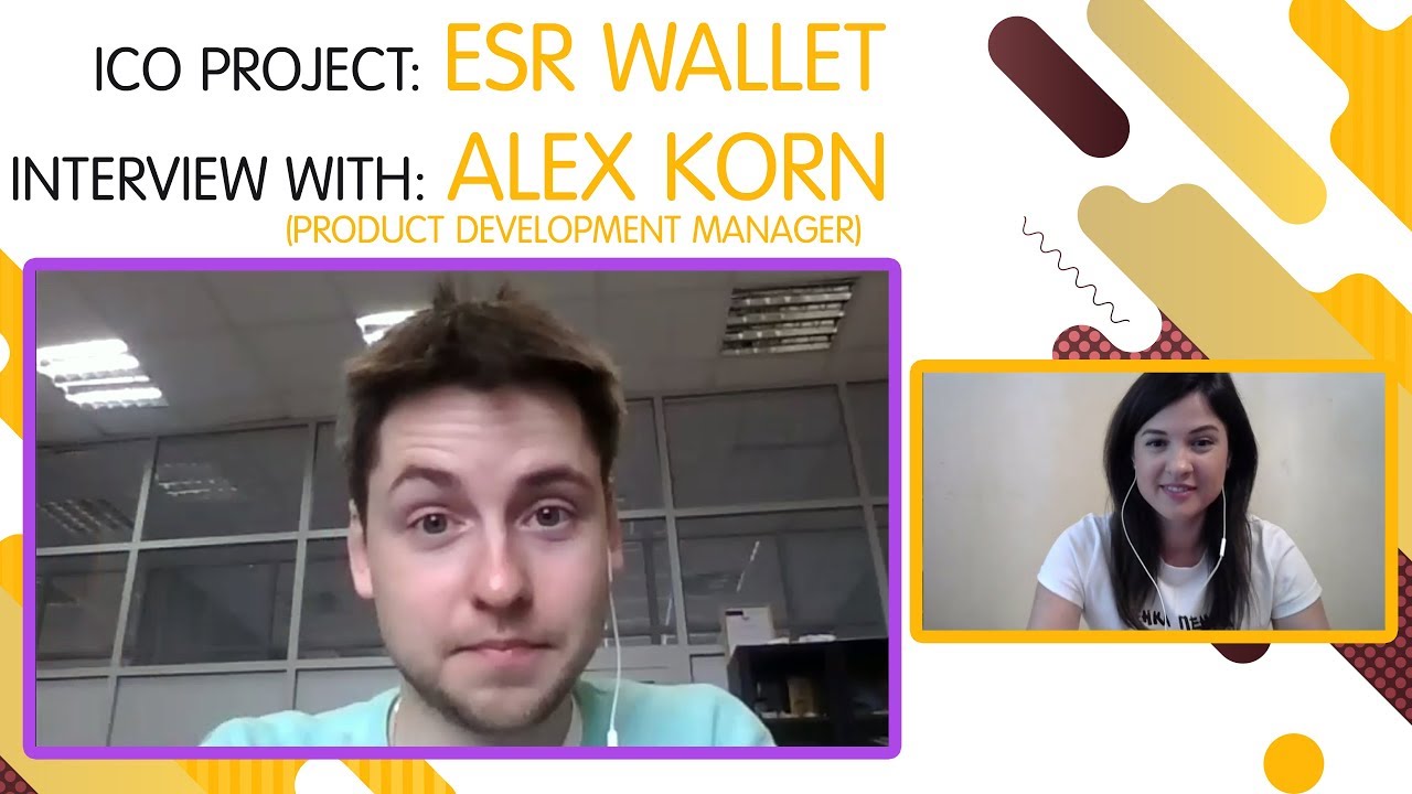ICO "ESR Wallet" interview with Alex Korn [ENG] - YouTube