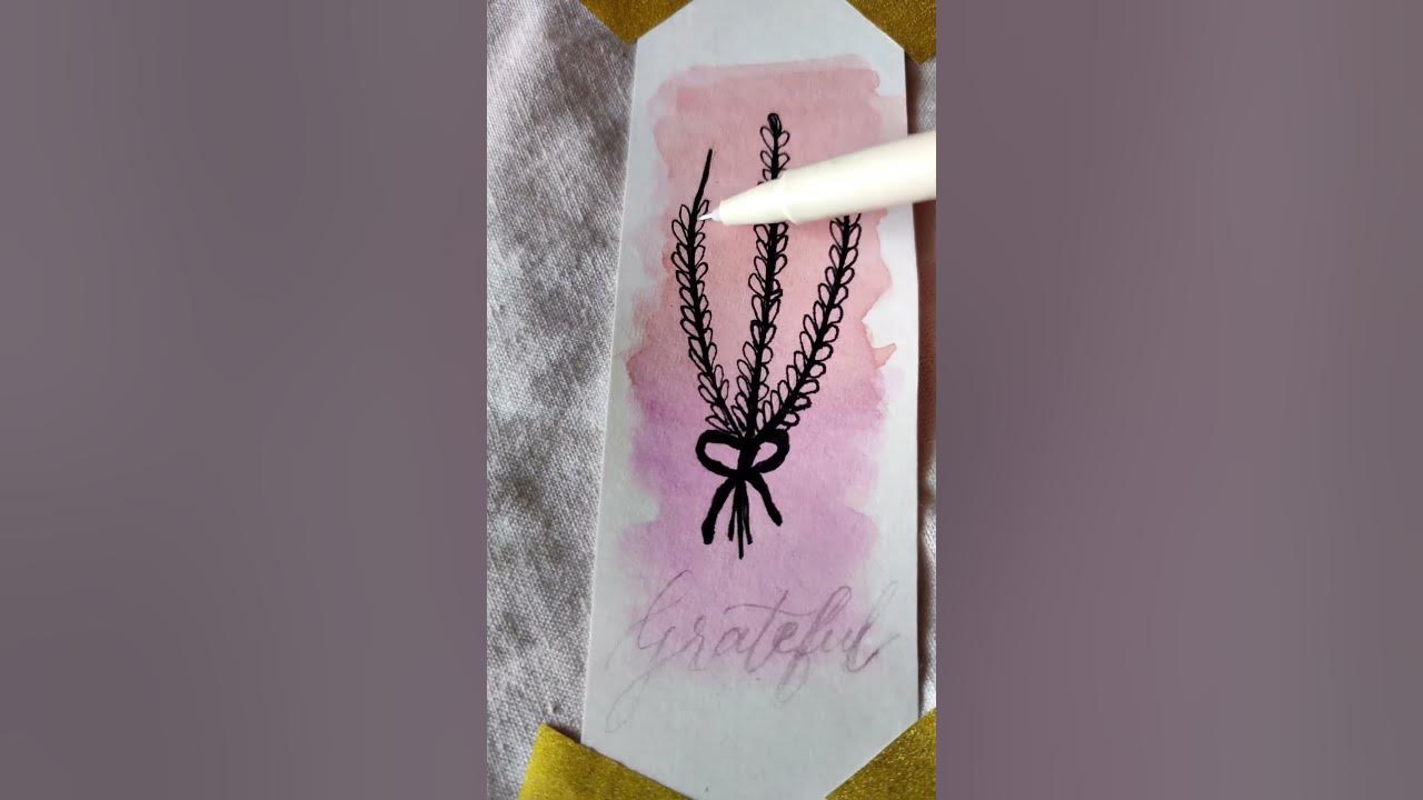 How To Make Watercolor Bookmarks For Beginners 5 floral calligraphy how-to-make-watercolor-bookmarks-for-beginners-5-floral-calligraphy